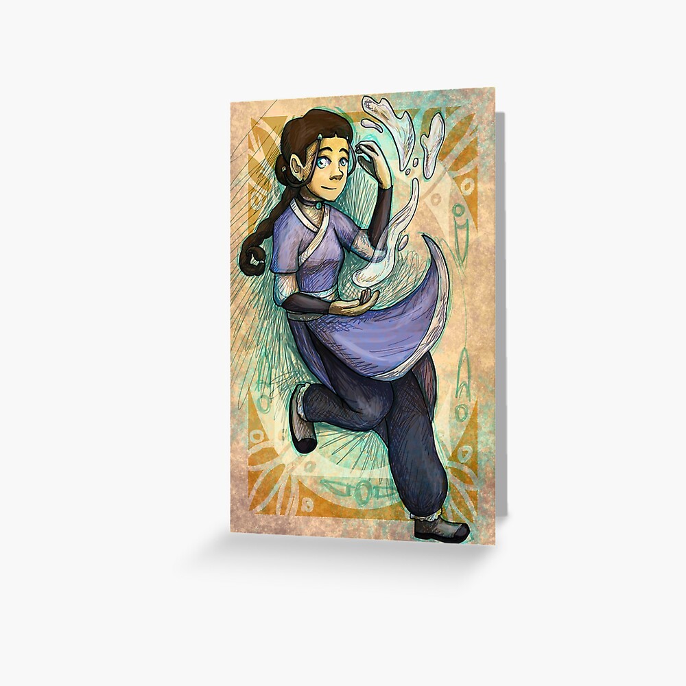 "Avatar: The Last Airbender, Katara " Greeting Card by NireLeetsac ...