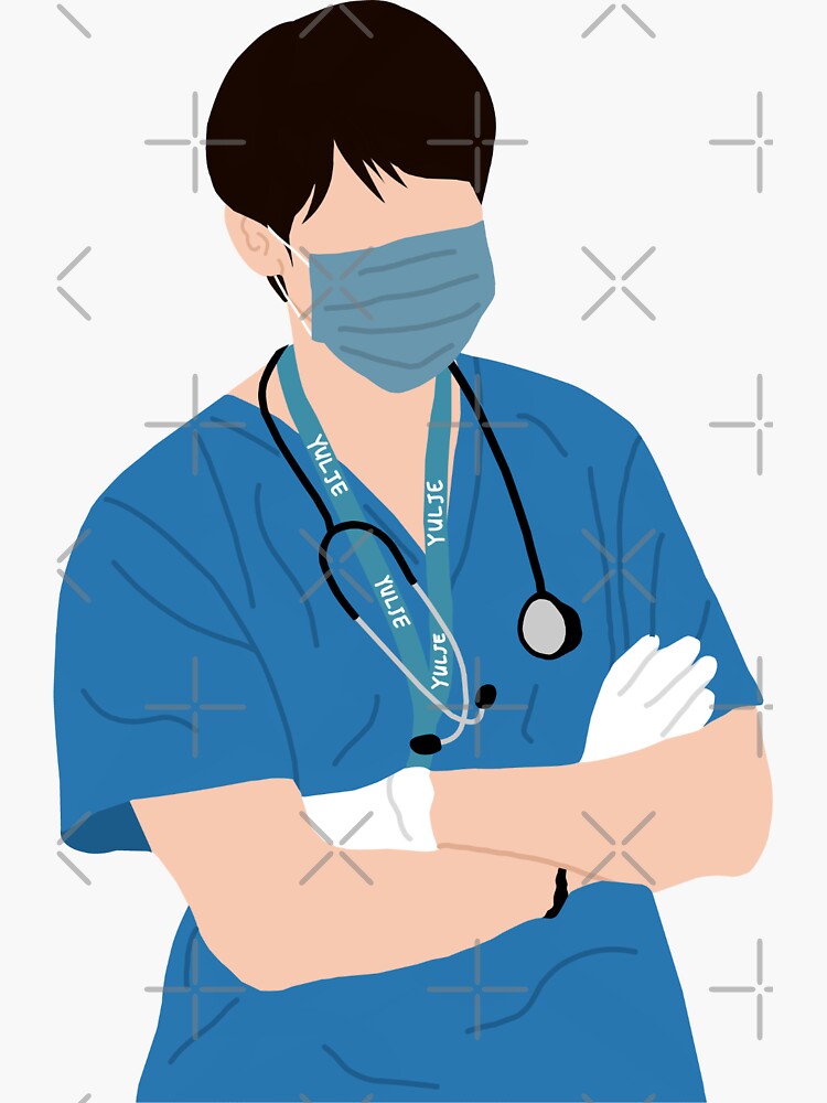 "Hospital Playlist Sticker" Sticker for Sale by dindastickers | Redbubble