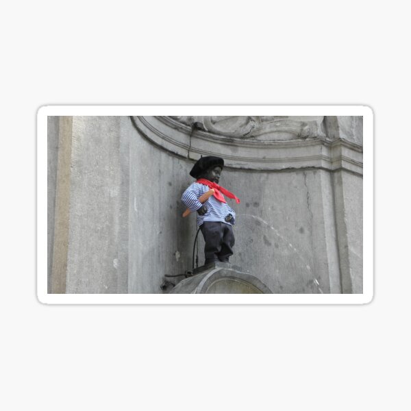 "Manneken Pis BRUSSELS" Sticker for Sale by BELGUIM-SHOP | Redbubble