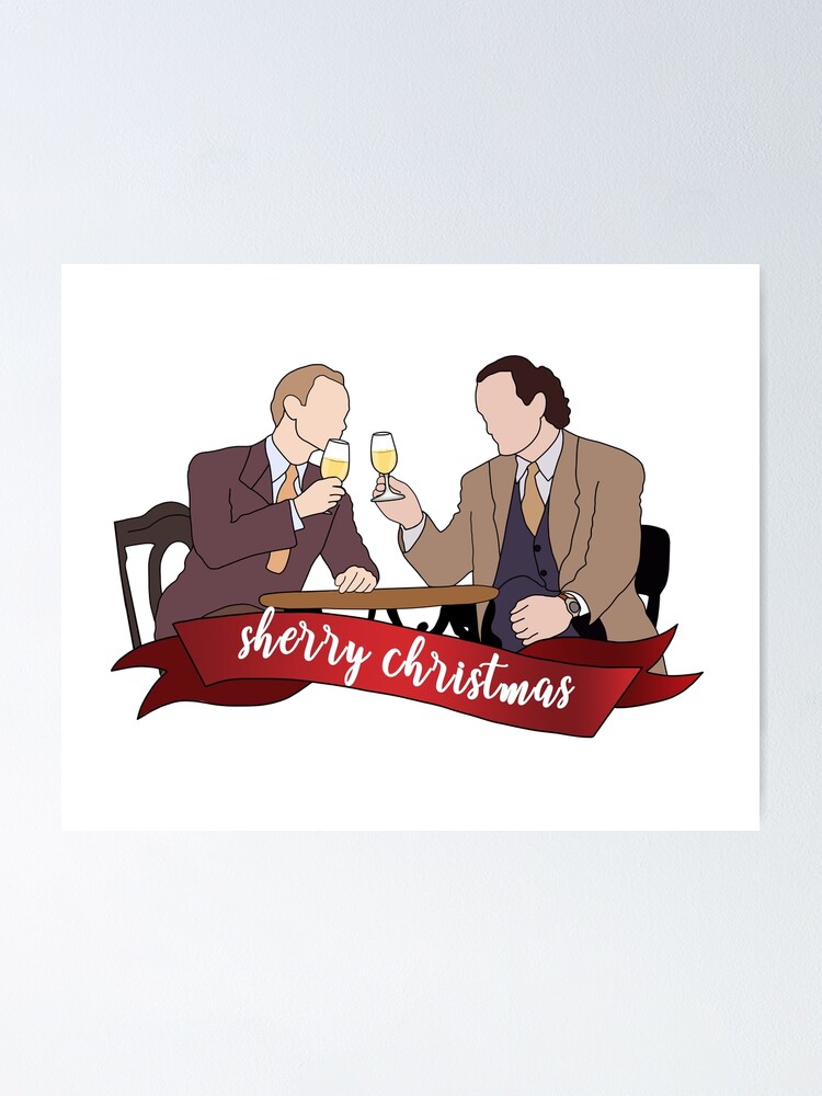 "Sherry christmas" Poster for Sale by aluap106 | Redbubble