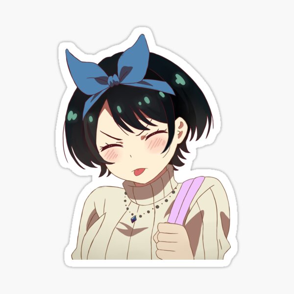 "Ruka cute - Rent a Girlfriend" Sticker for Sale by withlove1000 ...