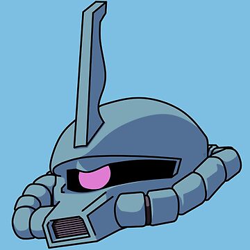 "GUNDAM | ZEON GOUF HEAD" Sticker for Sale by Drkside | Redbubble