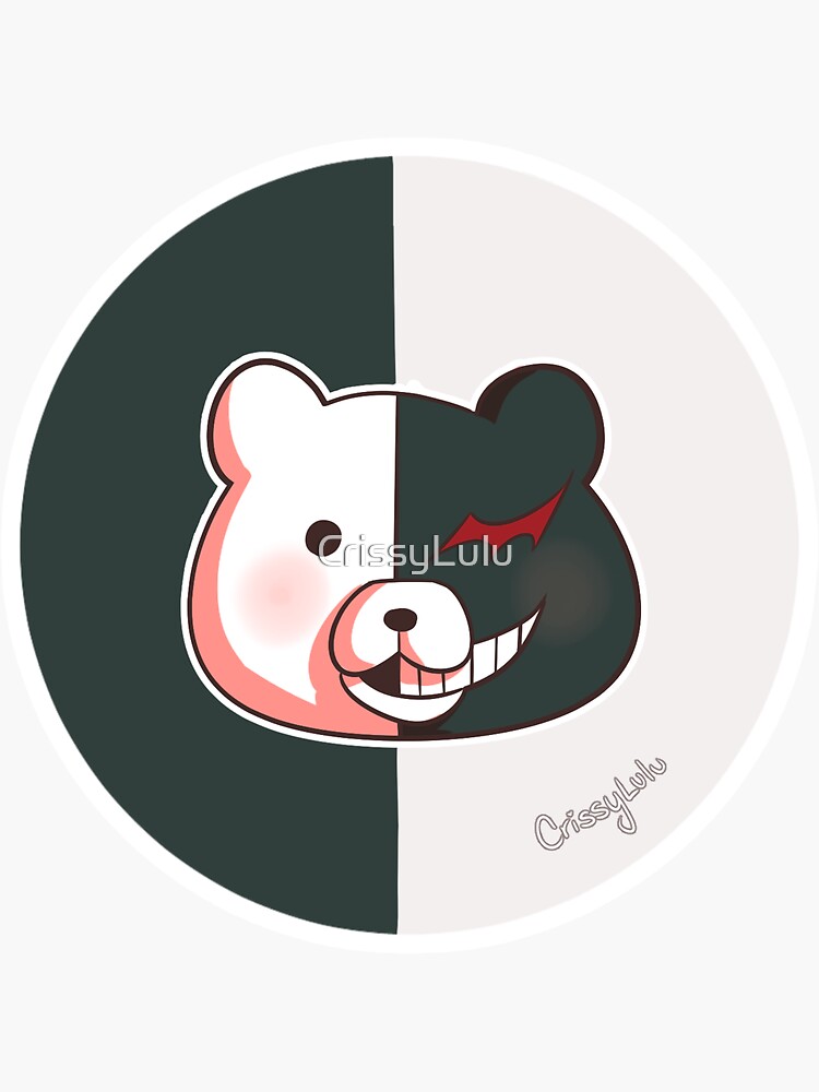 "Monokuma" Sticker by CrissyLulu | Redbubble