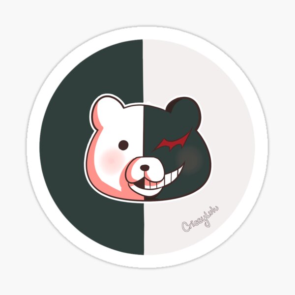 "Monokuma" Sticker by CrissyLulu | Redbubble
