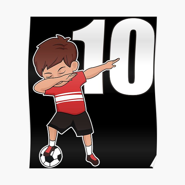 "Awesome Soccer Player Number 10 Soccer Athlete Athletic Sports Team ...