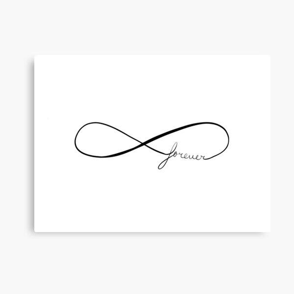 Love Forever Infinity Symbol Canvas Prints | Redbubble