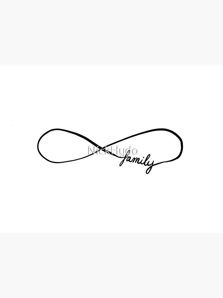 "Family Infinity Symbol" Poster for Sale by NickHydo | Redbubble
