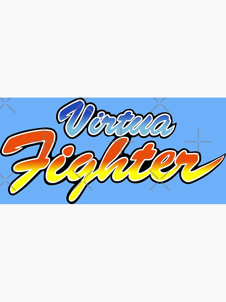 "Virtua Fighter Anime Logo / バーチャファイター" Art Print by JCBA | Redbubble