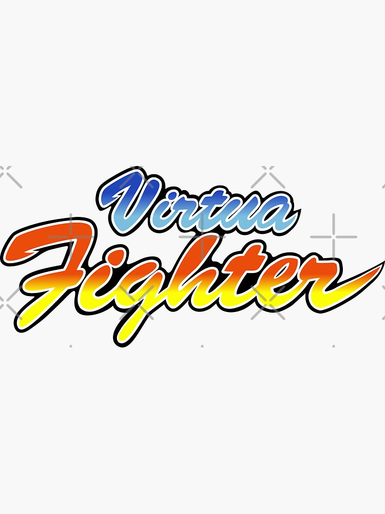 "Virtua Fighter Anime Logo / バーチャファイター" Sticker for Sale by JCBA ...