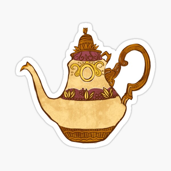 "Teapot sketch" Sticker for Sale by Criatvra | Redbubble