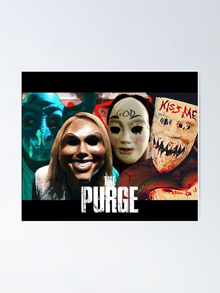 "The Purge fan art merch" Poster for Sale by charmingthreads | Redbubble