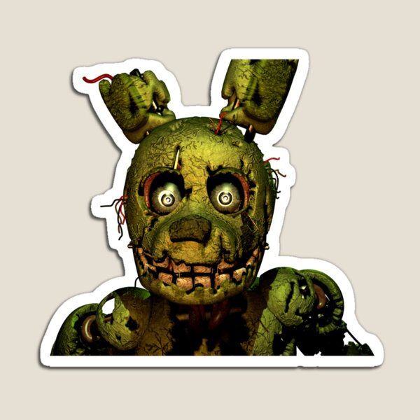 "FNAF Springtrap Sticker" Magnet for Sale by Notmywork | Redbubble
