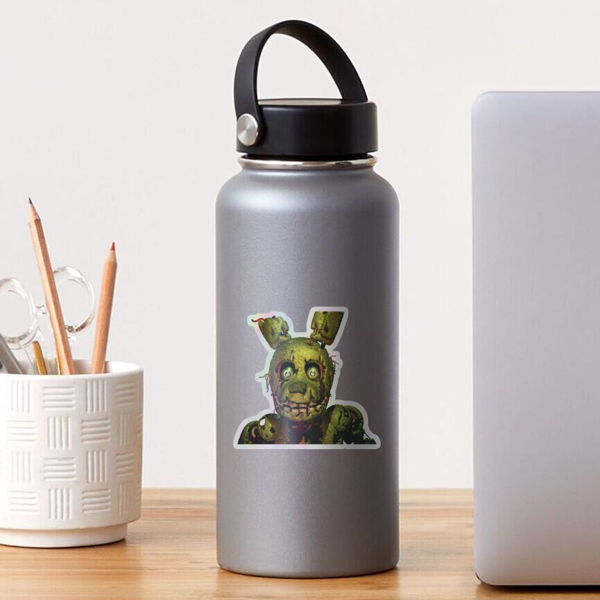 "FNAF Springtrap Sticker" Sticker for Sale by Notmywork | Redbubble