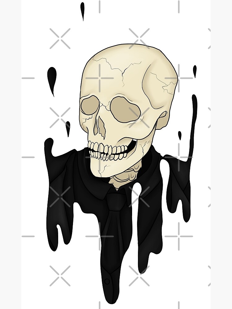 "Unus Pure Skeleton Drip" Poster for Sale by OrionTheChaotic | Redbubble