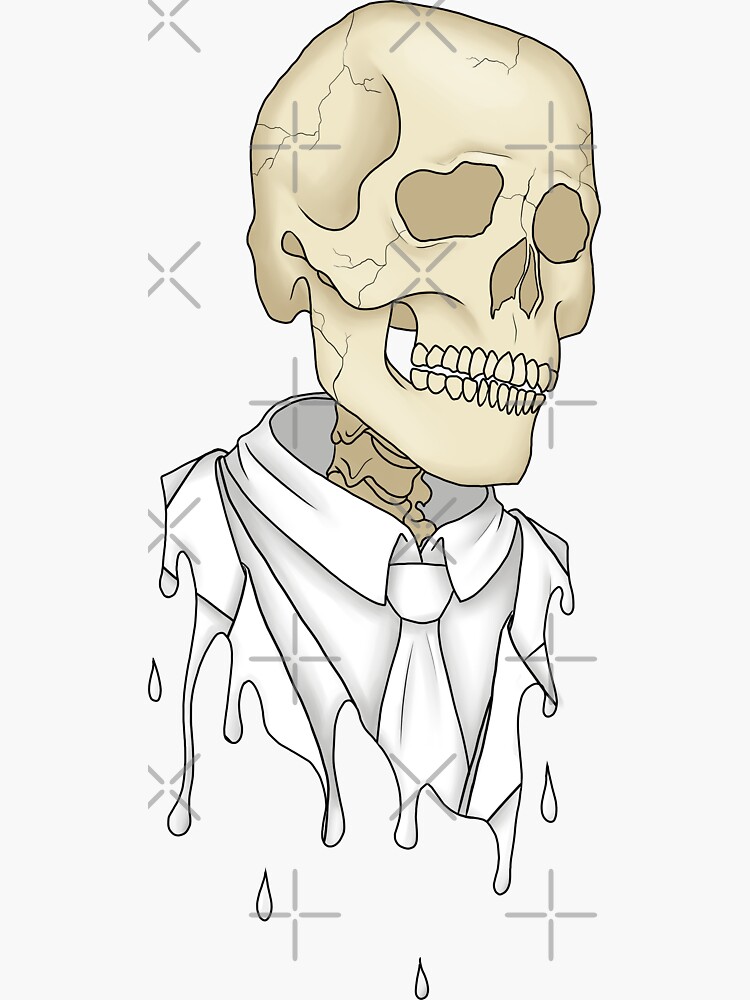"Annus Pure Skeleton Drip" Sticker for Sale by OrionTheChaotic | Redbubble