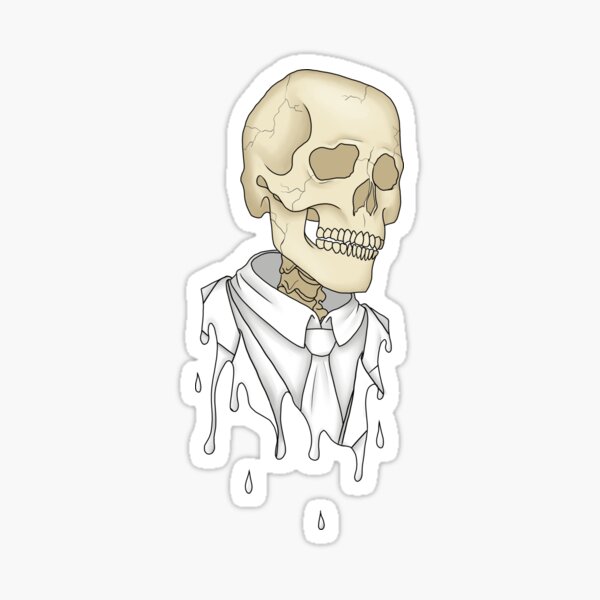 "Annus Pure Skeleton Drip" Sticker for Sale by OrionTheChaotic | Redbubble