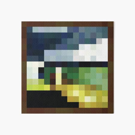 "Minecraft Painting de_aztec2" Art Board Print for Sale by Saikishop ...
