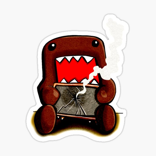 "Cute Domo" Sticker for Sale by Samsang | Redbubble