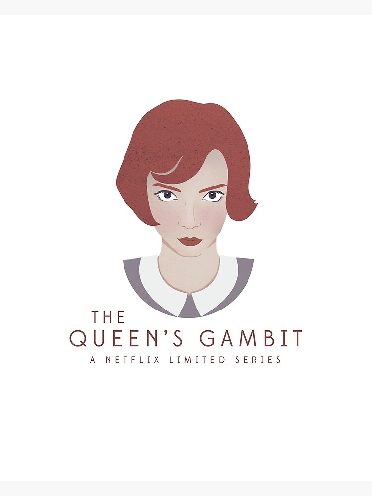 Lámina fotográfica «The Queen's Gambit Fanart Vector Cartoon Netflix ...