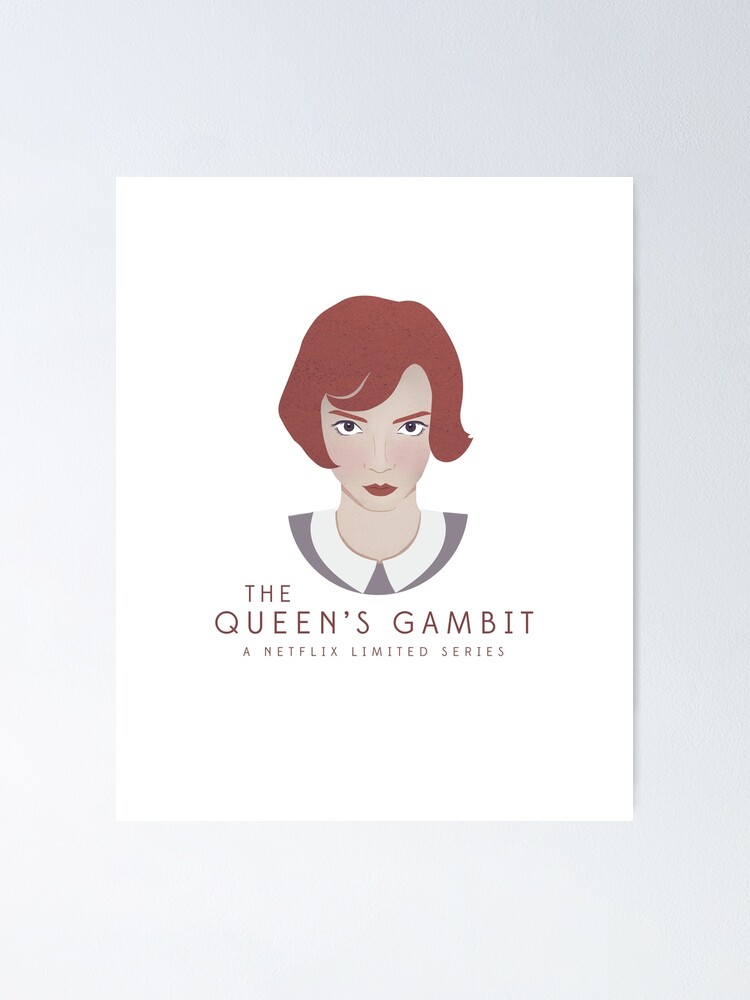 "The Queen's Gambit Fanart Vector Cartoon Netflix tv serie" Poster for ...