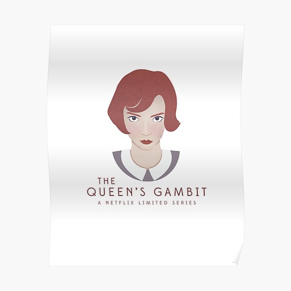 "The Queen's Gambit Fanart Vector Cartoon Netflix tv serie" Poster for ...