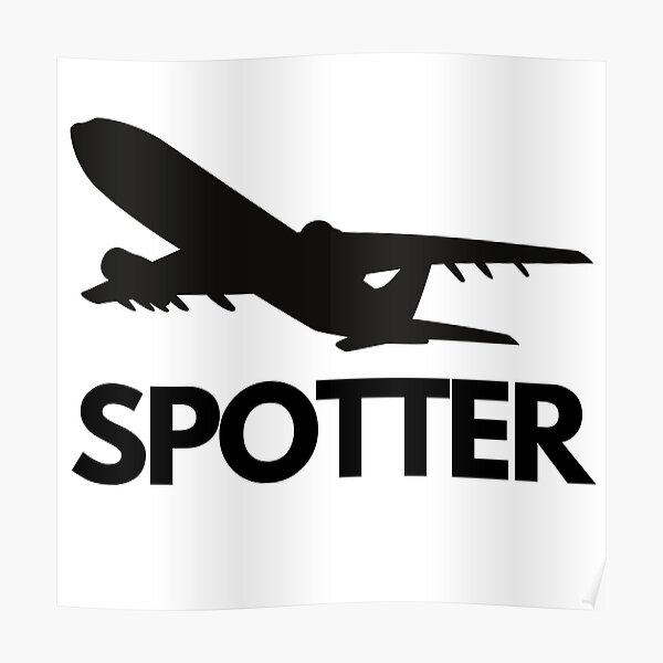 "Aircraft Spotter" Poster by jetmike | Redbubble