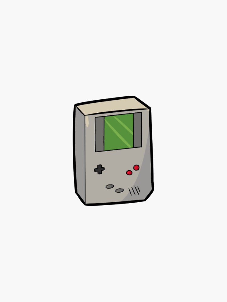 "Game Boy" Sticker for Sale by Art-to-Art | Redbubble