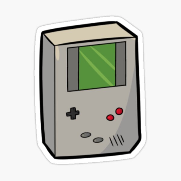 "Game Boy" Sticker for Sale by Art-to-Art | Redbubble