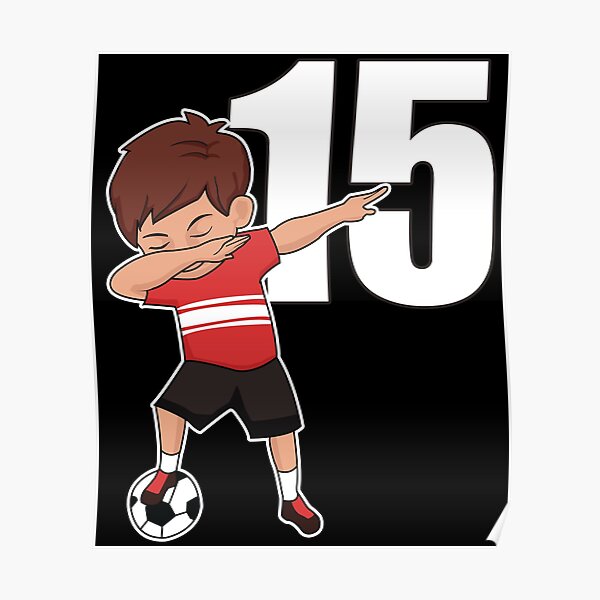 "Awesome Soccer Player Number 15 Soccer Athlete Athletic Sports Team ...