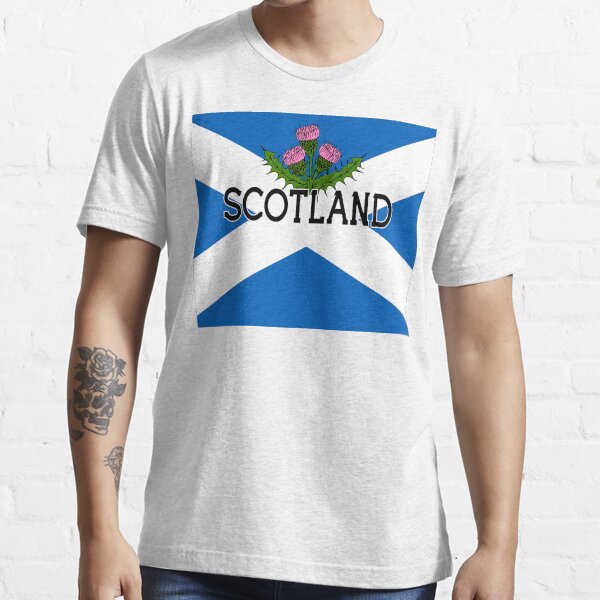"Scotland Saltire Flag - Scottish St Andrews Cross and Thistle ...