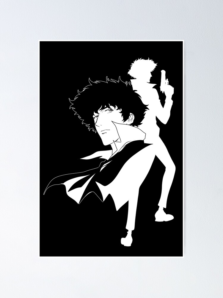 "SPIKE SPIEGEL" Poster by majotoyokai | Redbubble