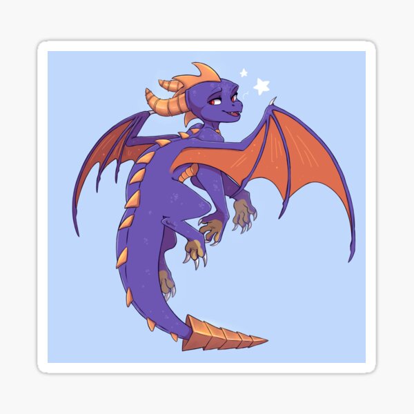 "Spyro" Sticker by Villibon1 | Redbubble