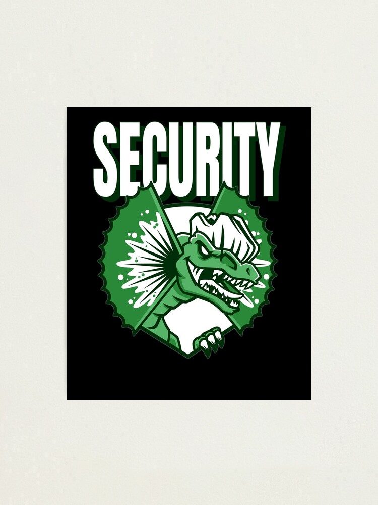 "Security Dinosaur Birthday Party" Photographic Print for Sale by jacks ...