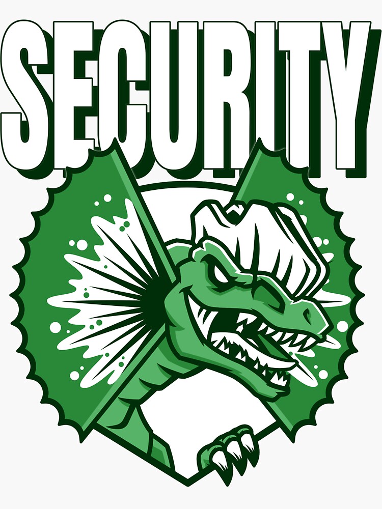 "Security Dinosaur Birthday Party" Sticker for Sale by jacks-tees ...