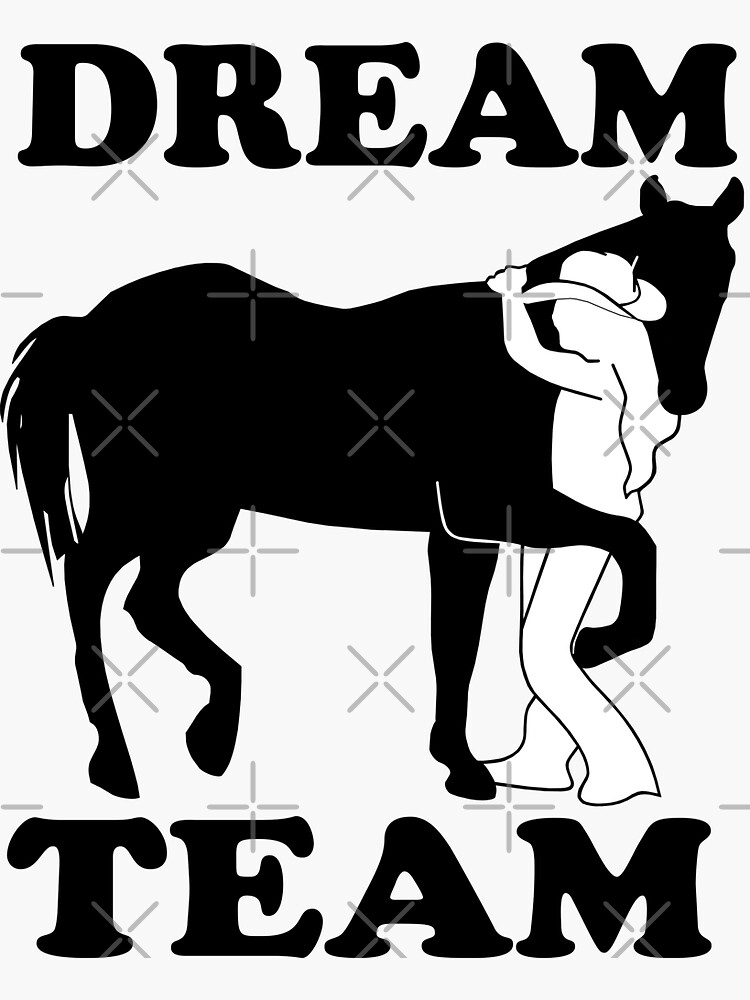 "Dream Team" Sticker by Trace1234 | Redbubble