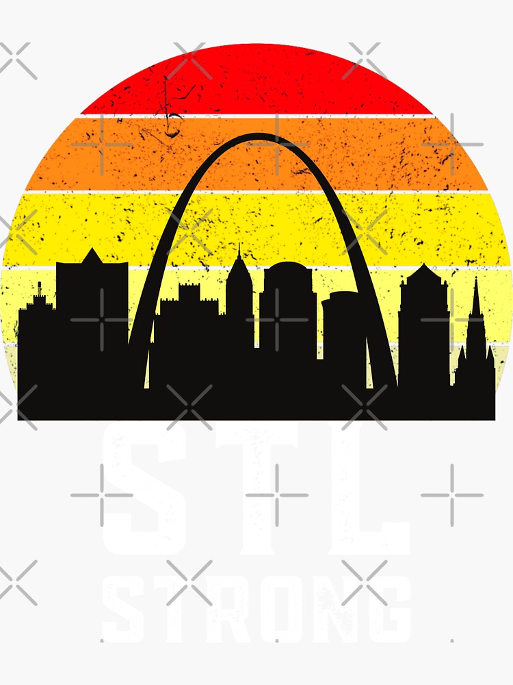 "STL Strong - Saint Louis, Missouri" Sticker for Sale by escreative ...