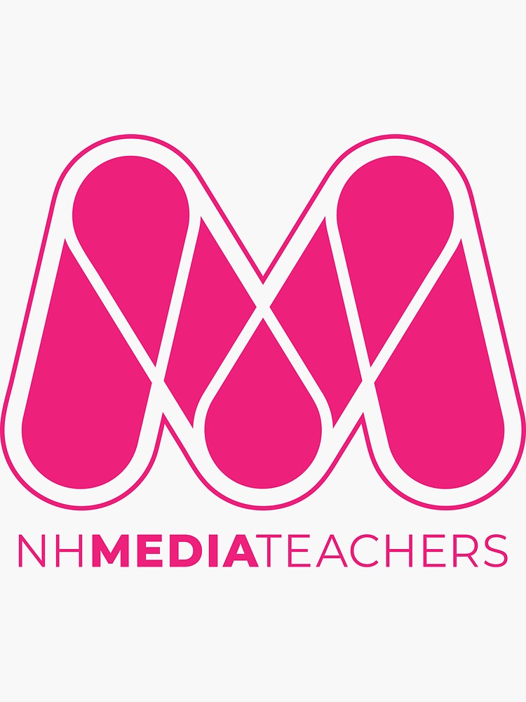 "NH Media Teachers 80's Logo" Sticker for Sale by NHMediaTeachers ...