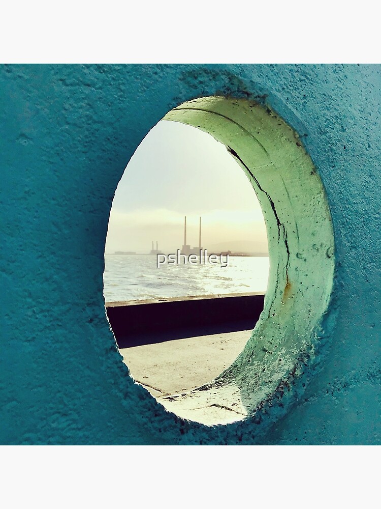 "Poolbeg Chimneys from Clontarf" Framed Art Print for Sale by pshelley ...