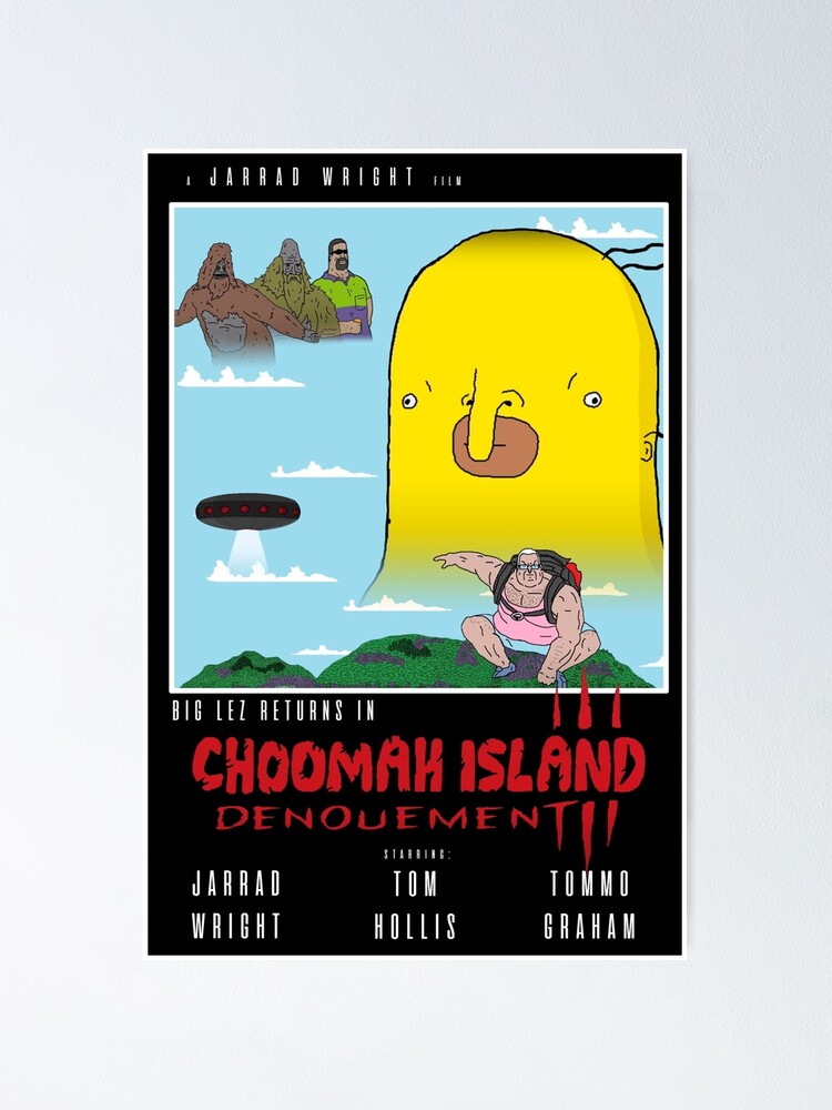 "choomah island 3 film poster- black " Poster by matherjack15 | Redbubble