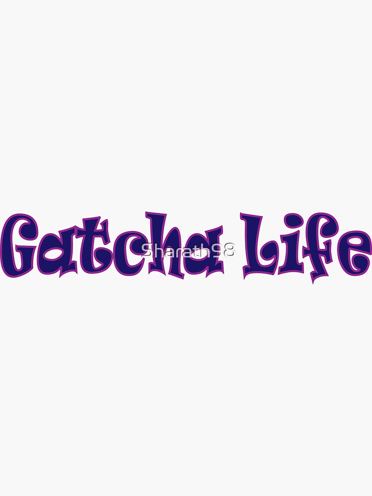 "Gatcha Life sticker and hoodies" Sticker for Sale by Sharath98 | Redbubble