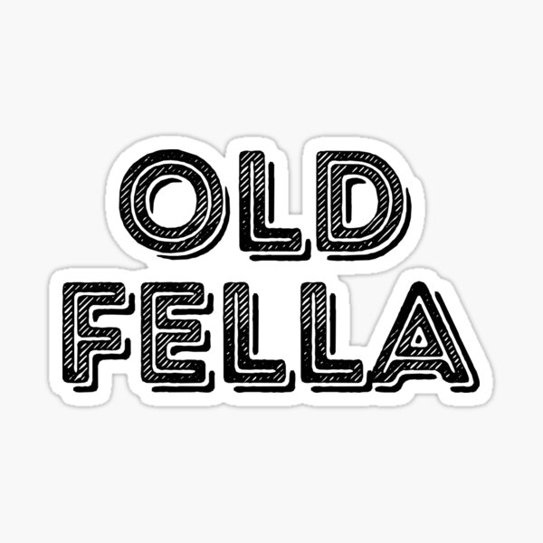 "Old fella" Sticker for Sale by keisthard | Redbubble