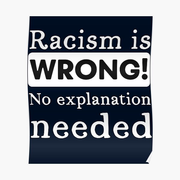 "Systemic racism and systemic oppression are wrong, discrimination free ...