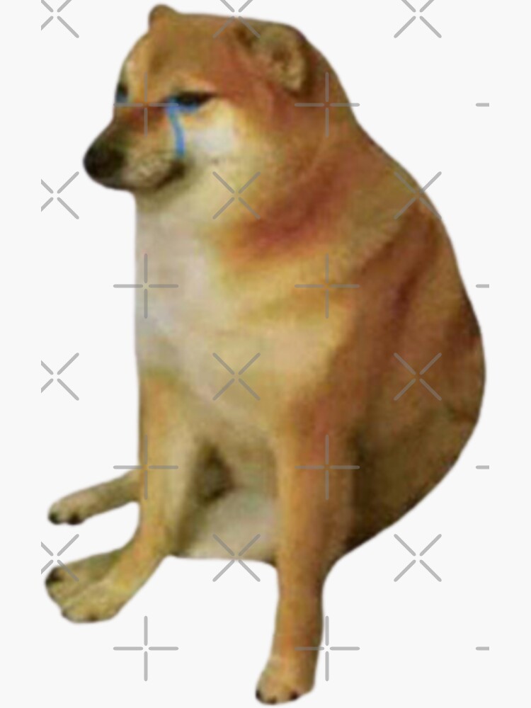 "Cheems" Sticker for Sale by AnnaVarutti | Redbubble