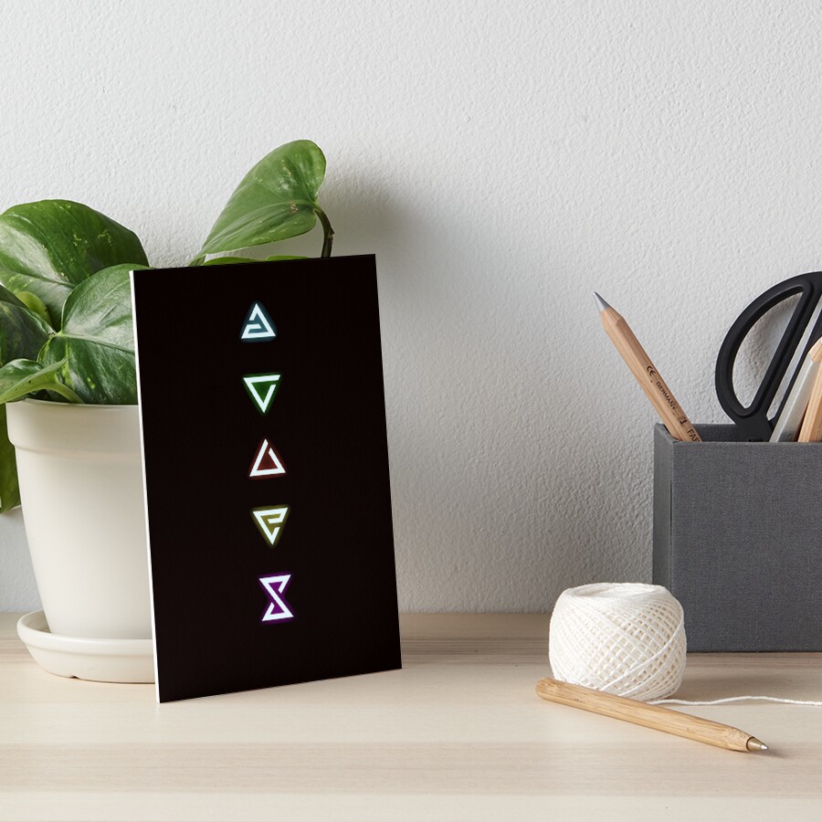 "Witcher Magic Signs" Art Board Print by Gwydionss | Redbubble