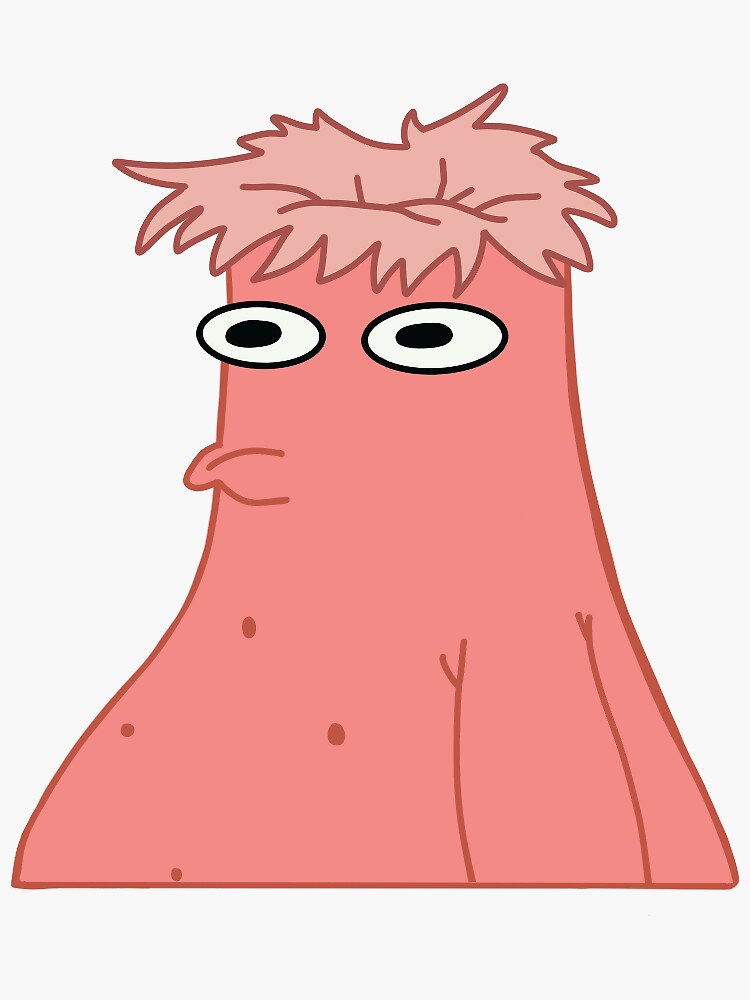 "Patrick Star Exploding" Sticker for Sale by Chlobay | Redbubble