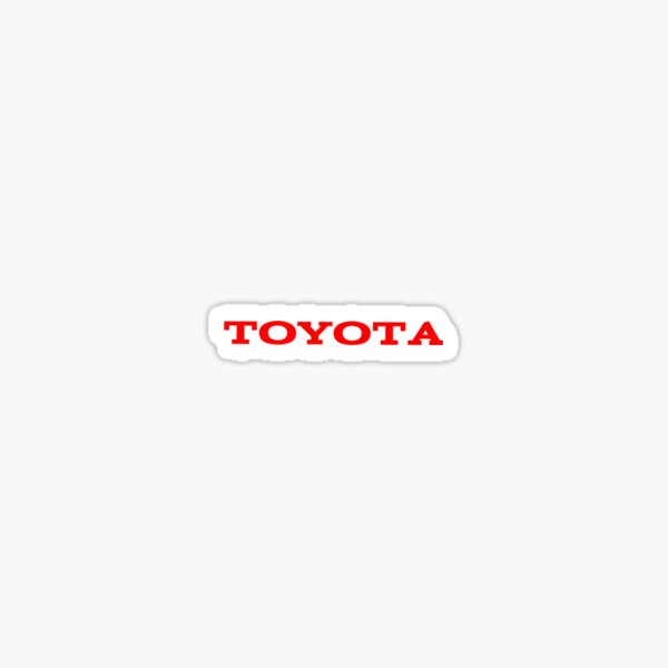 "Toyota" Sticker for Sale by PopsQc | Redbubble