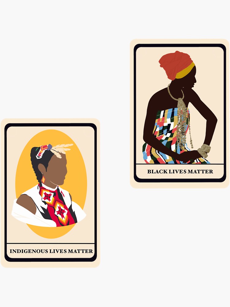 " Solidarity Tarot Card Duo Set - Black Lives Matter/Indigenous Lives ...