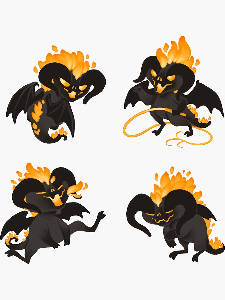 "Balrog stickers" Sticker for Sale by yvesaffection | Redbubble