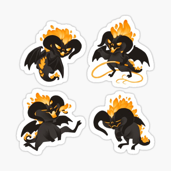 "Balrog stickers" Sticker for Sale by yvesaffection | Redbubble