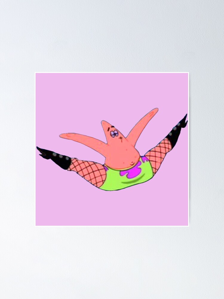 "Patrick in fishnet stockings and heels" Poster by mareka02 | Redbubble